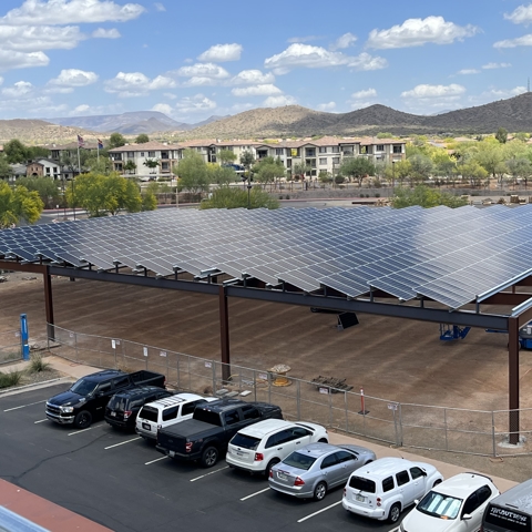 Solar Shaded Structures in Arizona | Commercial Solar Arizona