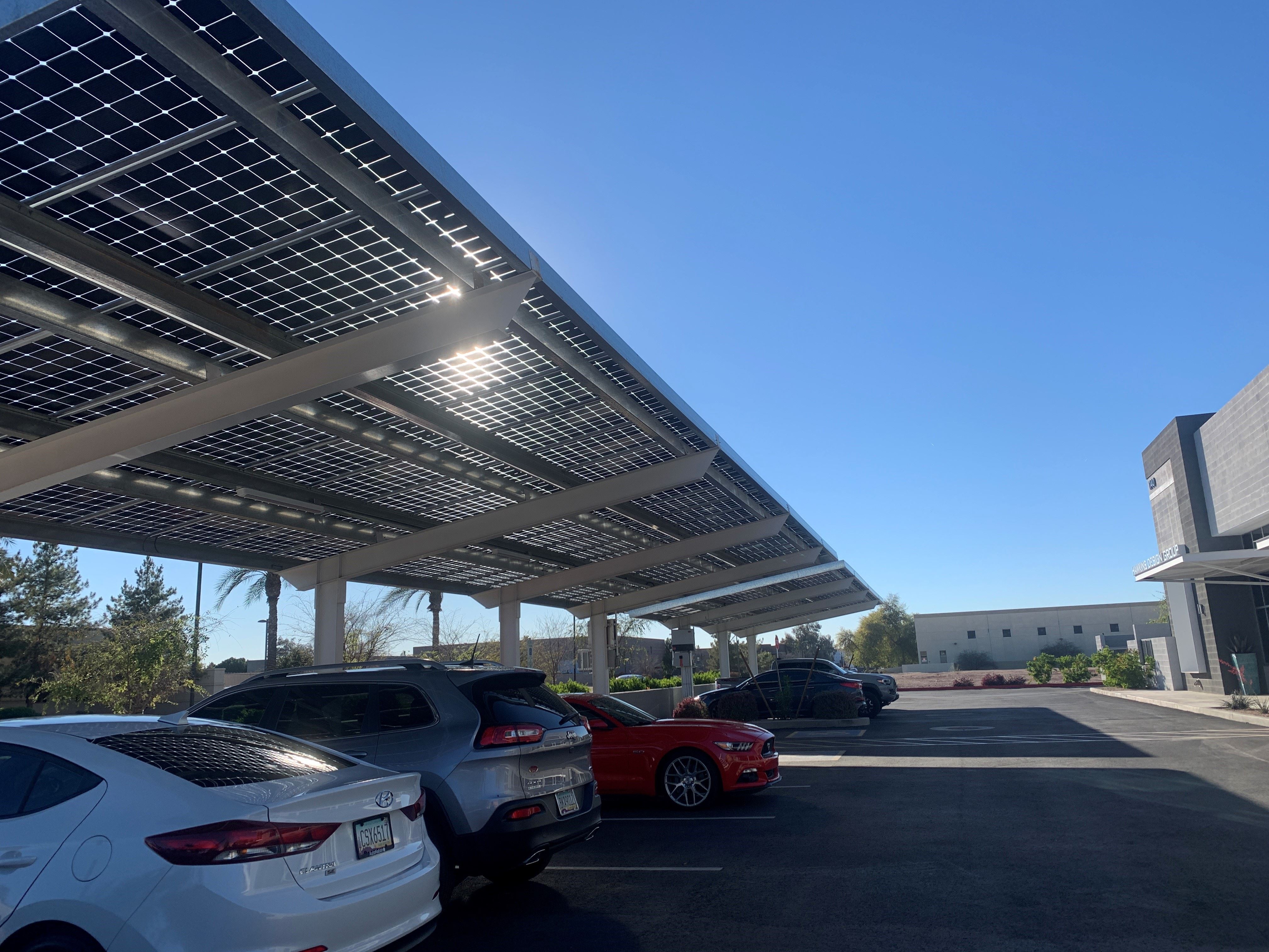 Solar Panels On Carports
